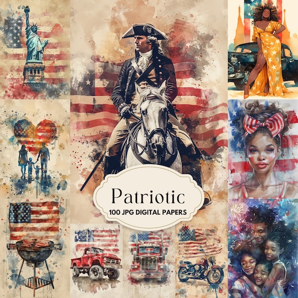 Patriotic Paper - Etsy