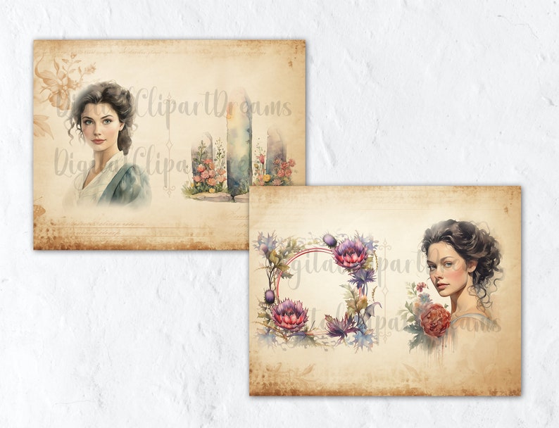 Outlander Junk Journal Pages, Scottish Scrapbook Paper, Printable ...