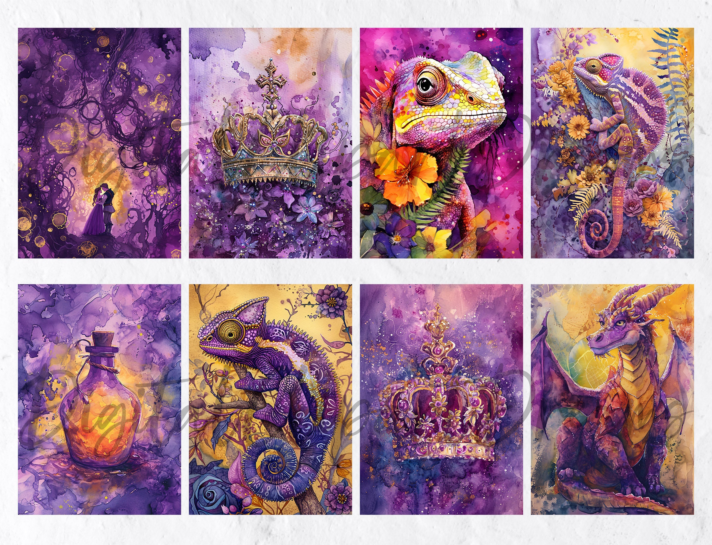 Rapunzel Junk Journal Paper Pack, Tangled Printable Paper, Fairy Tale ...