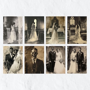 Ghost Bride Images: Vintage Gothic Halloween Ephemera (digital Download ...