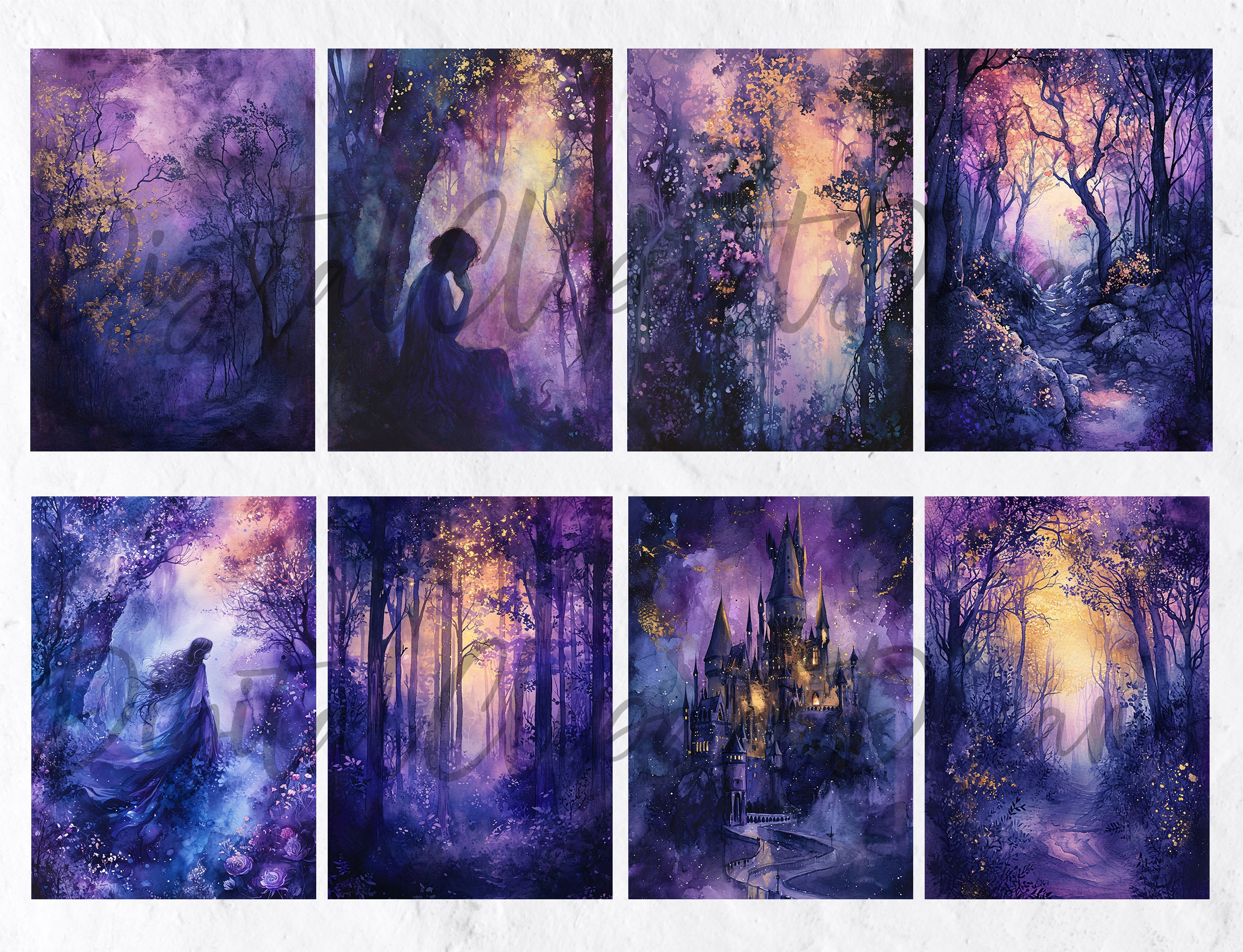 Maleficent Junk Journal Paper Pack, Villain Printable Paper, Sleeping ...