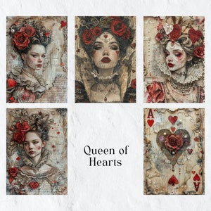 Villains Junk Journal Pages, Printable Fairy Tale, Halloween Vintage ...