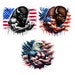 Patriotic USA Clipart, American Eagle Flag, Bison Flag, 22 High Quality ...