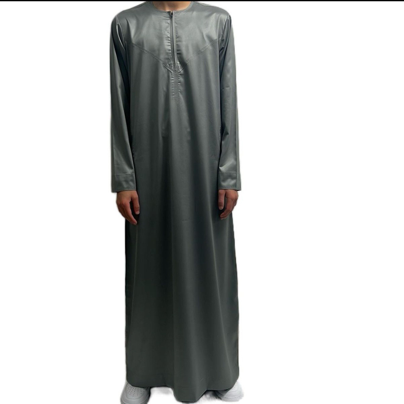 Mens Luxury Thobe Emirati Omani Qatari Saudi Oman Bahrain Arab Shiny ...