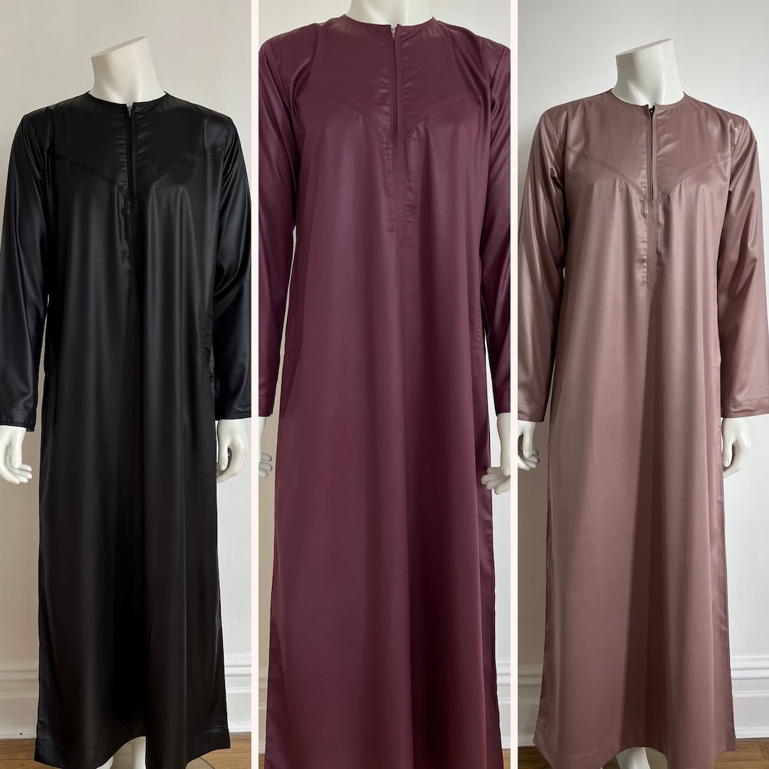 Mens Luxury Thobe Emirati Omani Qatari Saudi Oman Bahrain Arab - Etsy