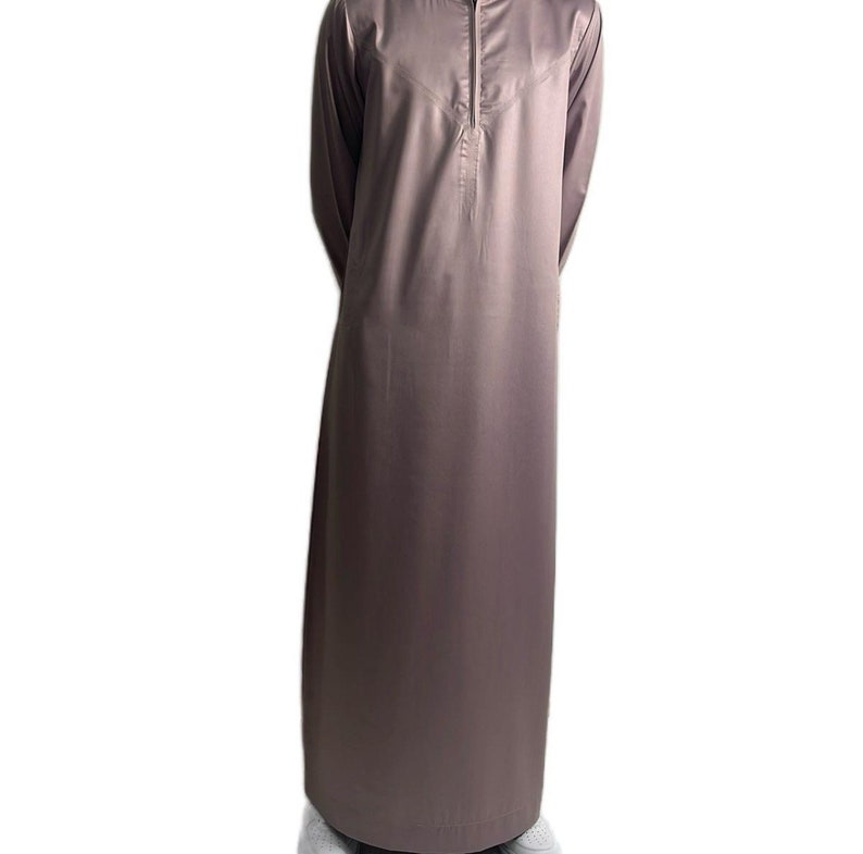 Mens Luxury Thobe Emirati Omani Qatari Saudi Oman Bahrain Arab Shiny ...