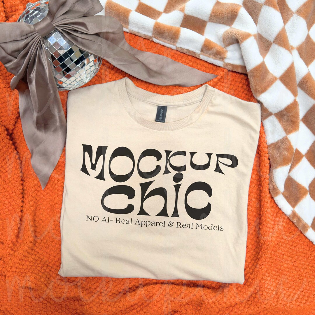 Gildan 5000 Sand Shirt Mockup: G500 Real Apparel Photo, Fall T-shirt ...