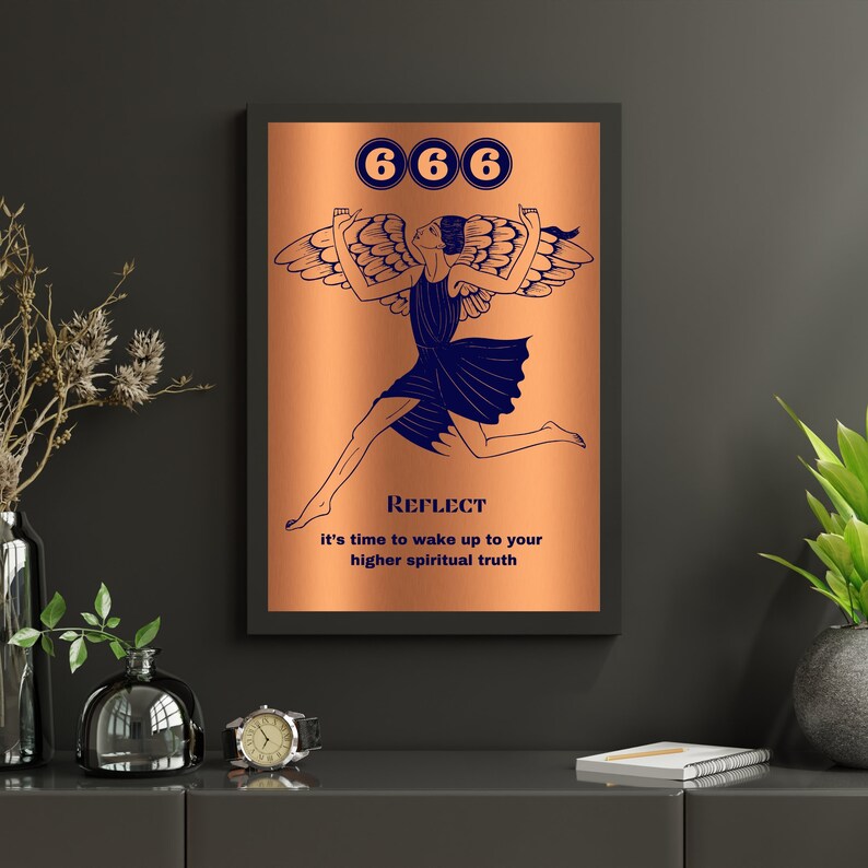 Angel Numbers 444, 555, and 666: A Set of Three Prints for Guidance and ...