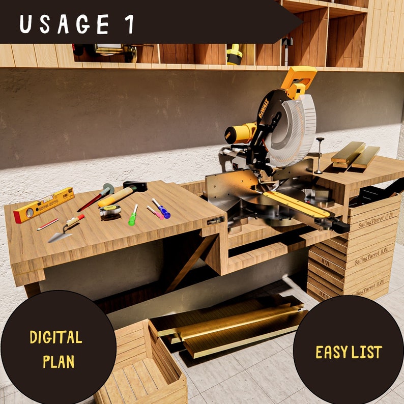 Flipping Workbench Plans | Rotary Workbench Plans | Flip-top Workbench ...