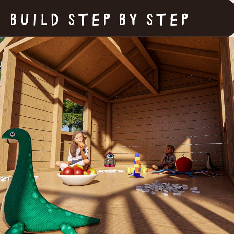 Playhouse Plans for Kids Siwing,playhouse Plans, Wooden Gardenhouse ...