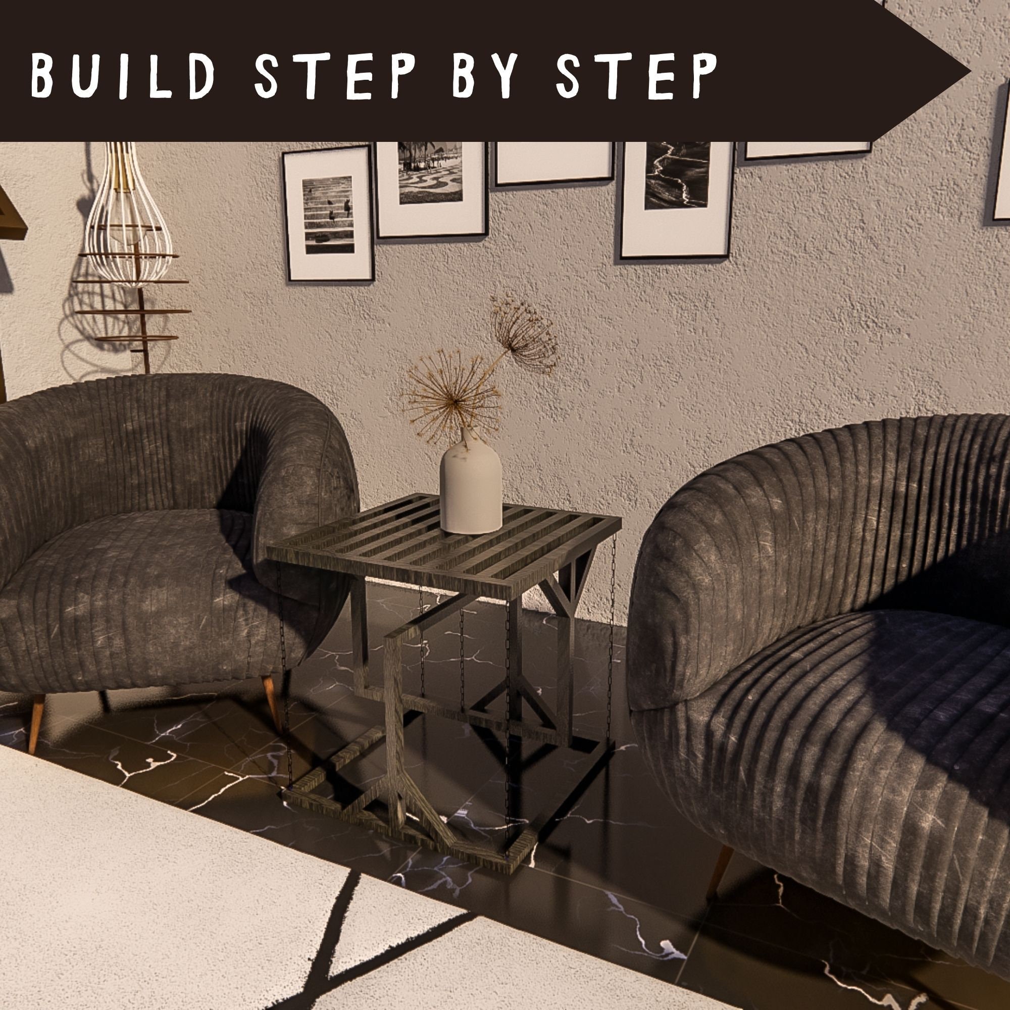 Tensegrity Floating Table: DIY Educational Project (PDF Plan) - Etsy