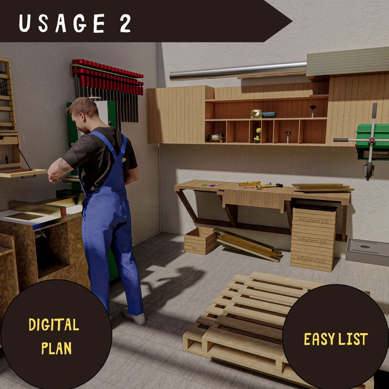 Flipping Workbench Plans | Rotary Workbench Plans | Flip-top Workbench ...