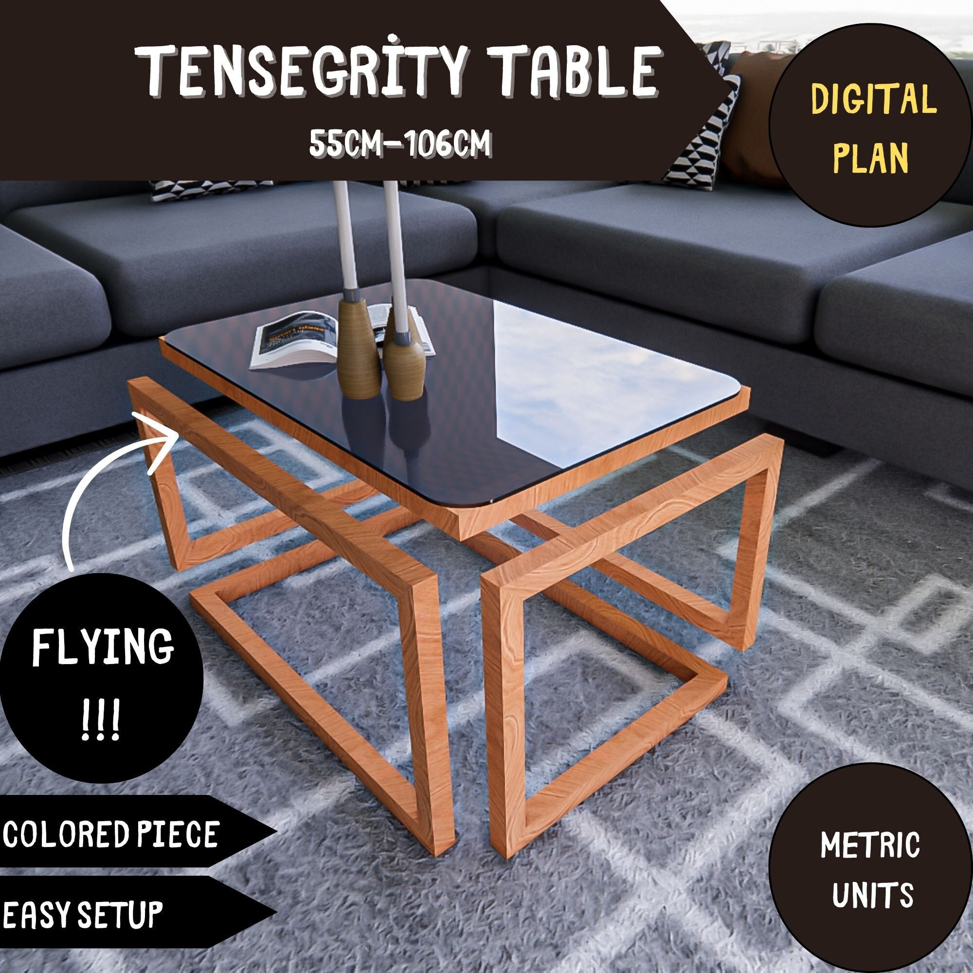 Tensegrity DIY Table,tensegrity Structure Educational Project DIY ...