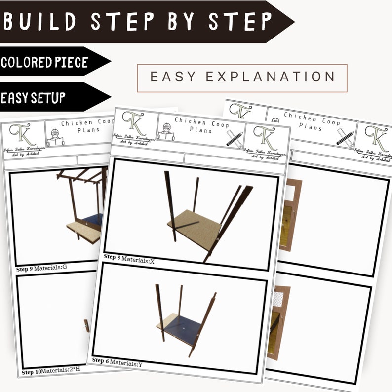 CHICKEN COOP PLANS + Material List /step by Step Guide / Diy - Etsy