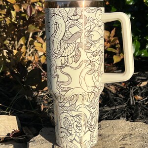Snakes Snakes and More Snakes Laser Engraved Full Wrap Design for 40oz ...