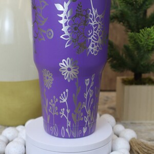 Floral Nurse Stethoscope Medical Laser Engraved Seamless Full Wrap ...