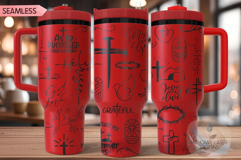 Easter Jesus Laser SVG Wrap for 30oz and 40oz Handled Tumblers - Etsy