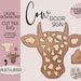 Laser Cut Cow Door Sign Design, Instant Digital Download, Laser Cut ...