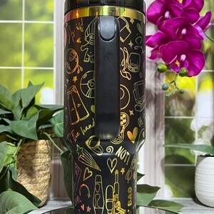 90's Throwback Laser Engraved Full Wrap Design for 40oz Tumbler ...