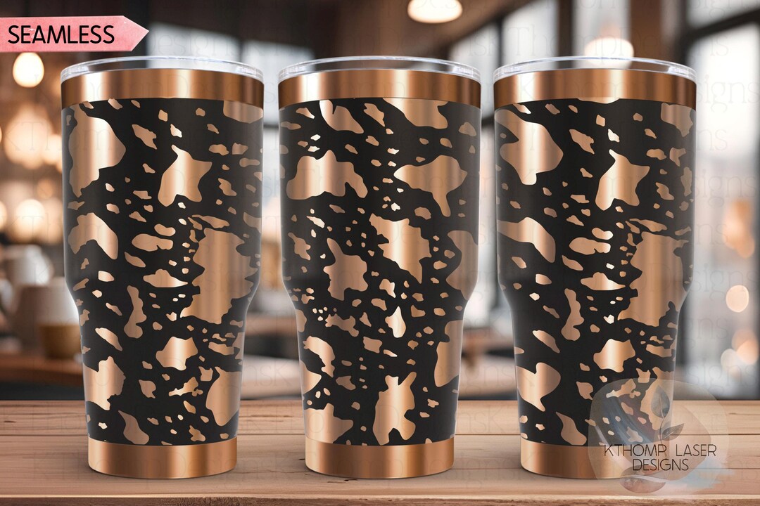 Cowhide Laser SVG Wrap for 20oz and 30oz Tumblers - Etsy