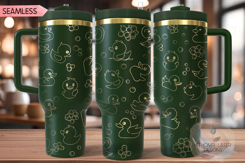 Rubber Ducks Laser SVG Wrap for 30oz and 40oz Handled Tumblers - Etsy