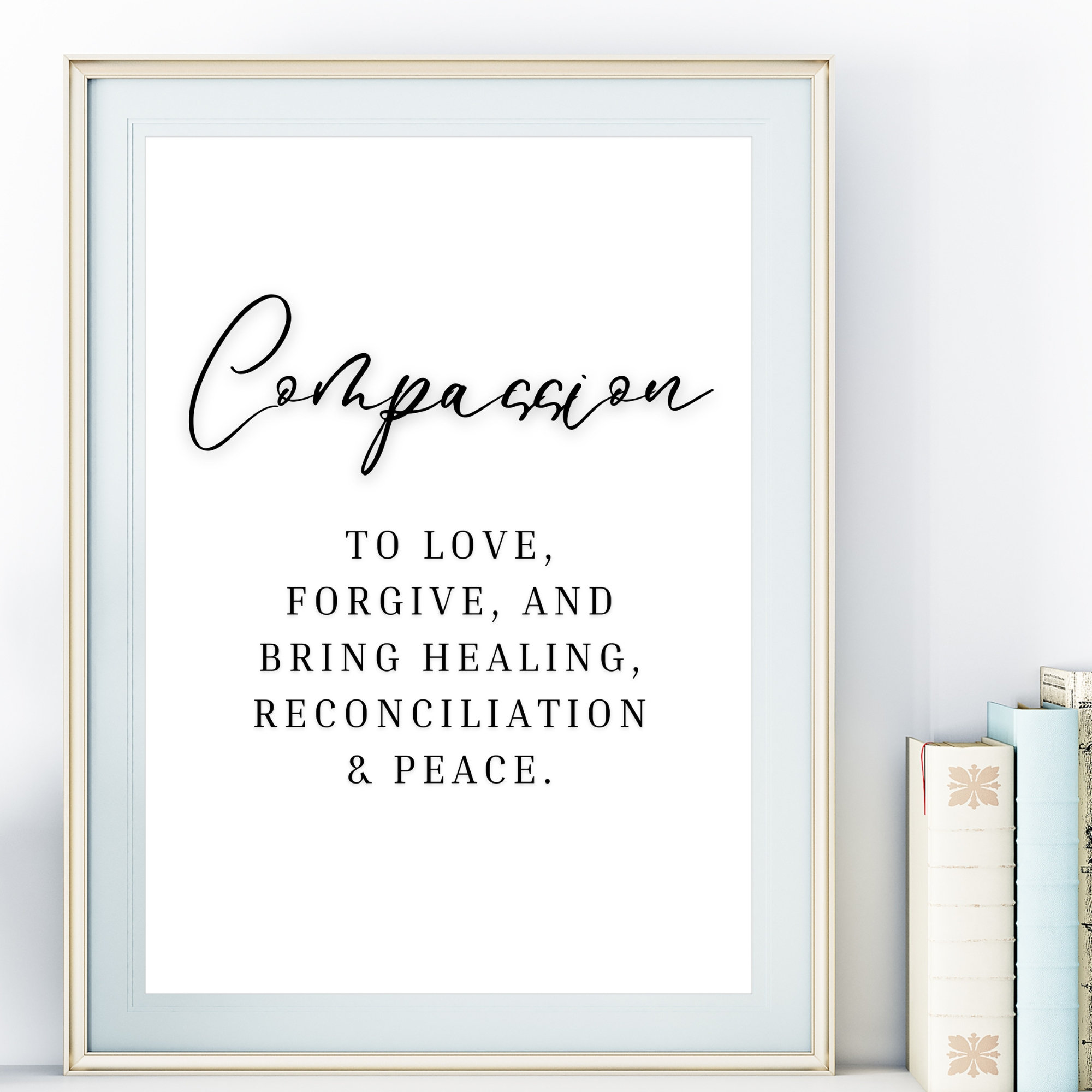 Compassion Definition Printable Wall Art Home and Office Decor ...