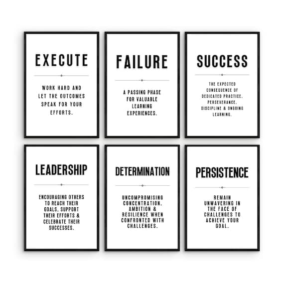 Leadership Posters For Office