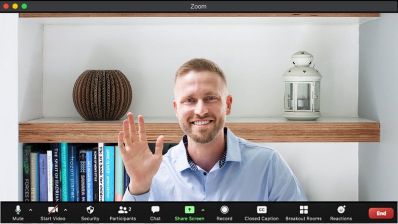 Transform Your Zoom Calls, Google Meet, Microsoft Teams With Stunning Bookshelf Virtual ...