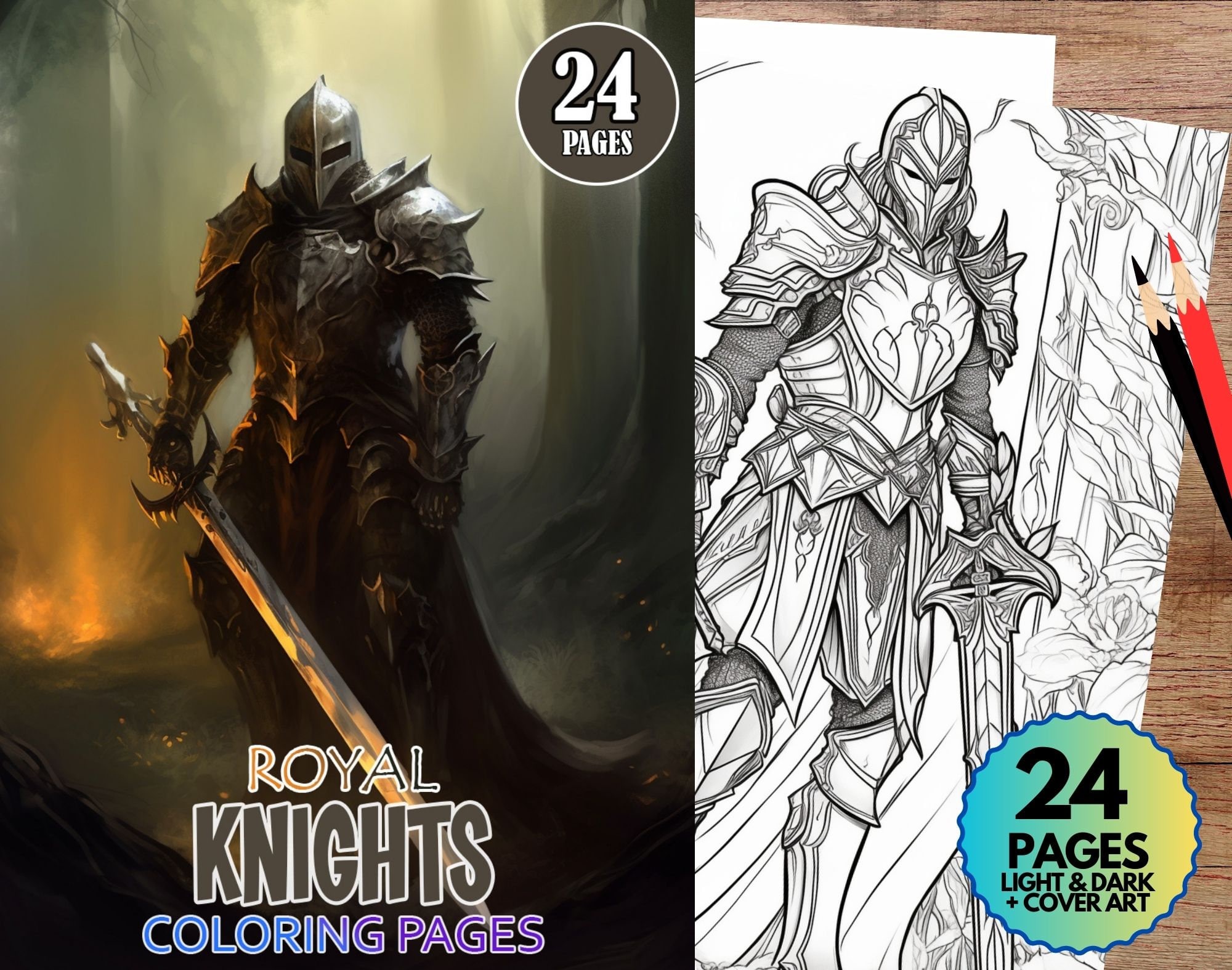 Dark Knight Coloring Pages