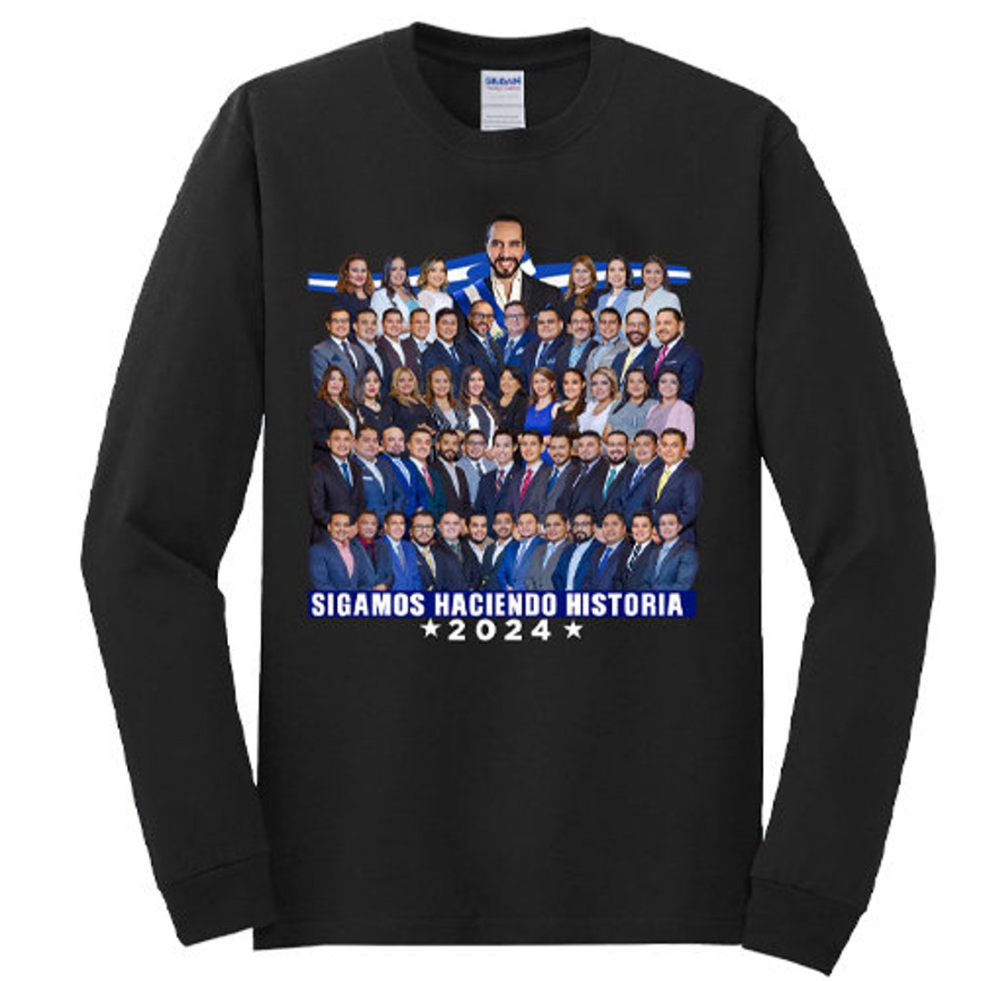 Nayib Bukele Deputies Black Long Sleeve T-shirt El Salvador - Unisex - Etsy