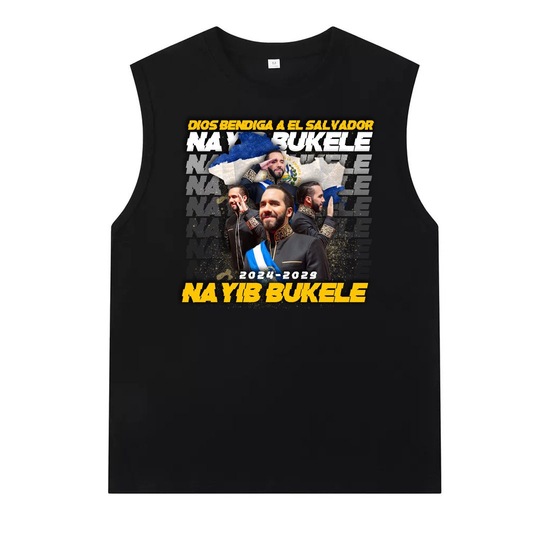 Black Tank Top Nayib Bukele 2024-2029 Victory Unisex - Etsy