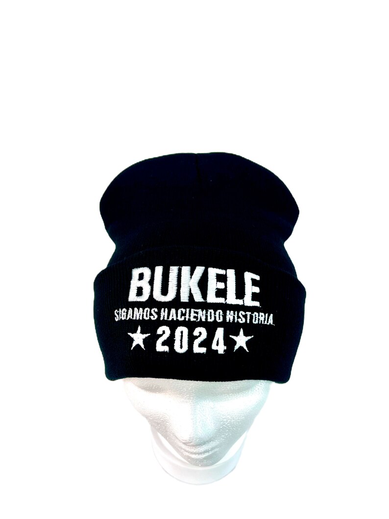Nayib Bukele let's Keep Making History Black Beanie Unisex - Etsy