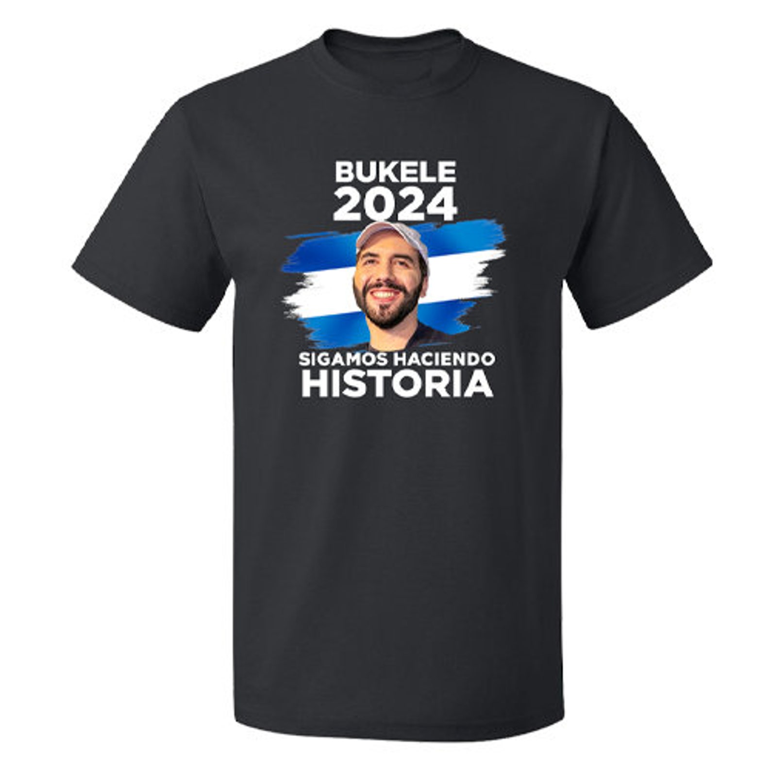 Nayib Bukele 2024 Reelection Black T-shirt Unisex - Etsy