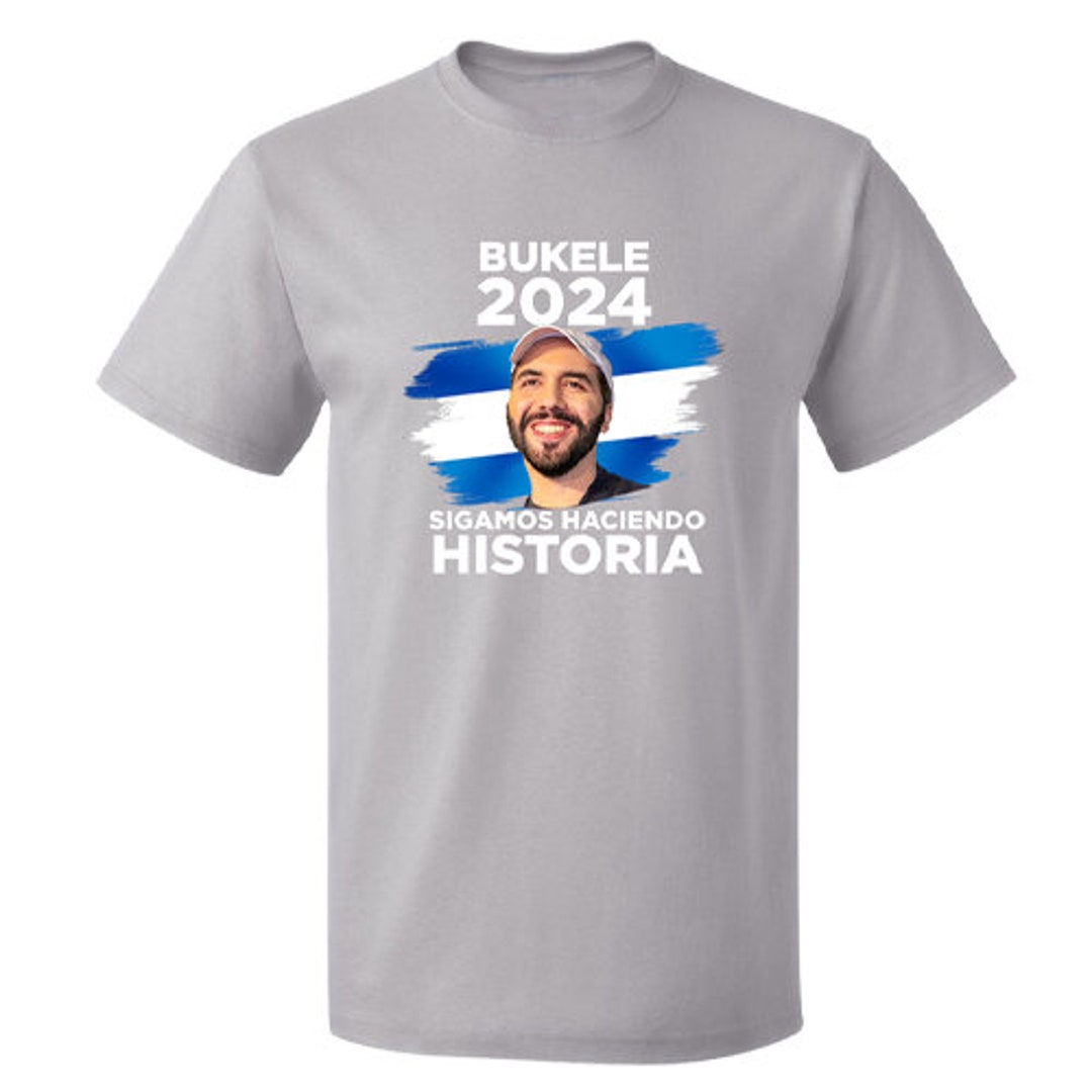 Nayib Bukele 2024 Reelection Gray T-shirt Unisex - Etsy