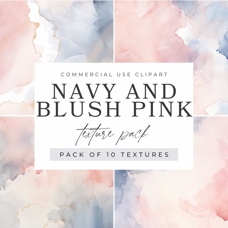Navy and Blush - Etsy