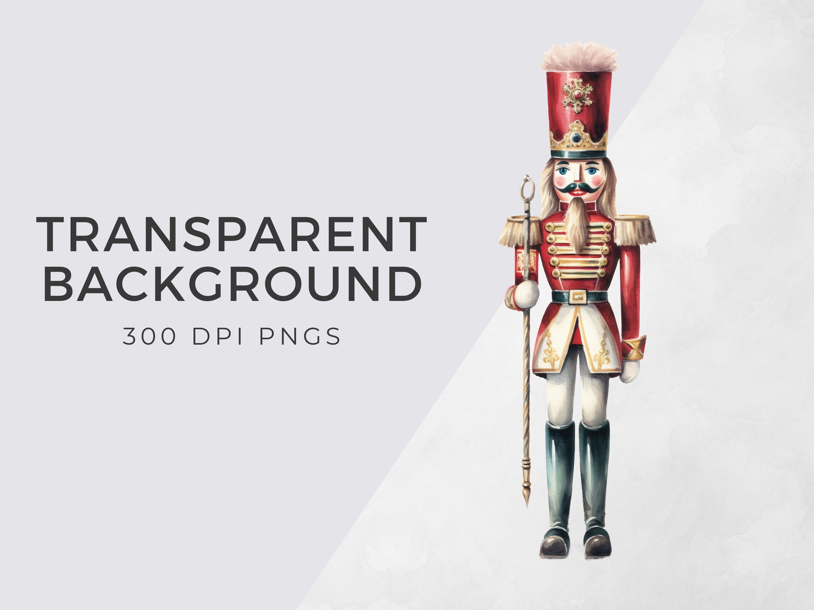 Nutcracker Clipart Pack, Clipart for Commercial Use, Christmas Clip Art ...