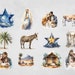 Christmas Nativity Clipart Pack, Clipart for Commercial Use ...