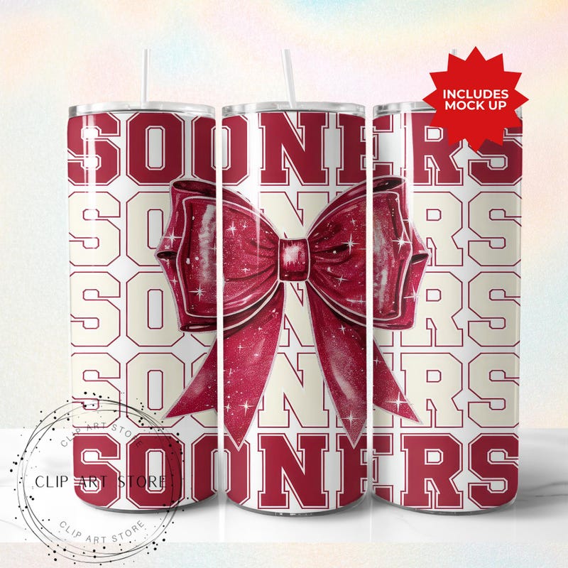 Sooners Skinny Tumbler - Etsy