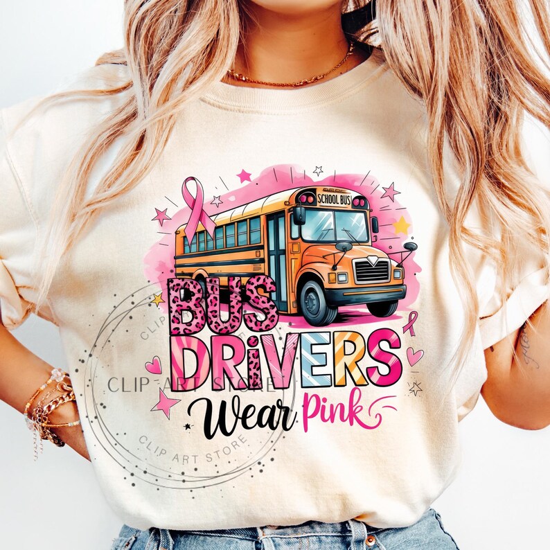 Breast Cancer Bus Driver Png, Cancer Sublimation Design Download ...