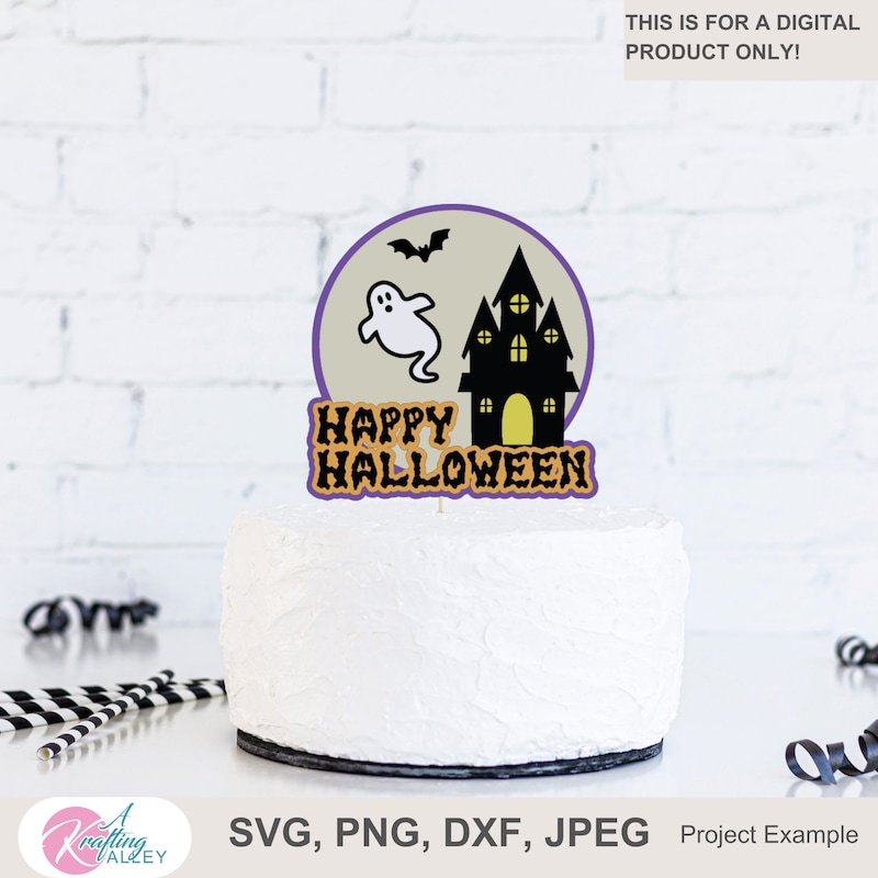 Happy Halloween Cake Topper - Etsy