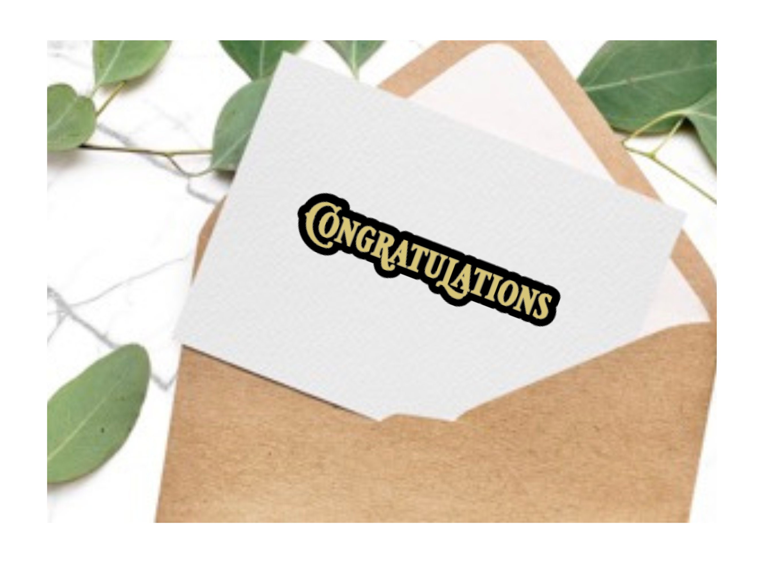 Layered Congratulations Sentiments SVG Various Congratulations Font SVG ...
