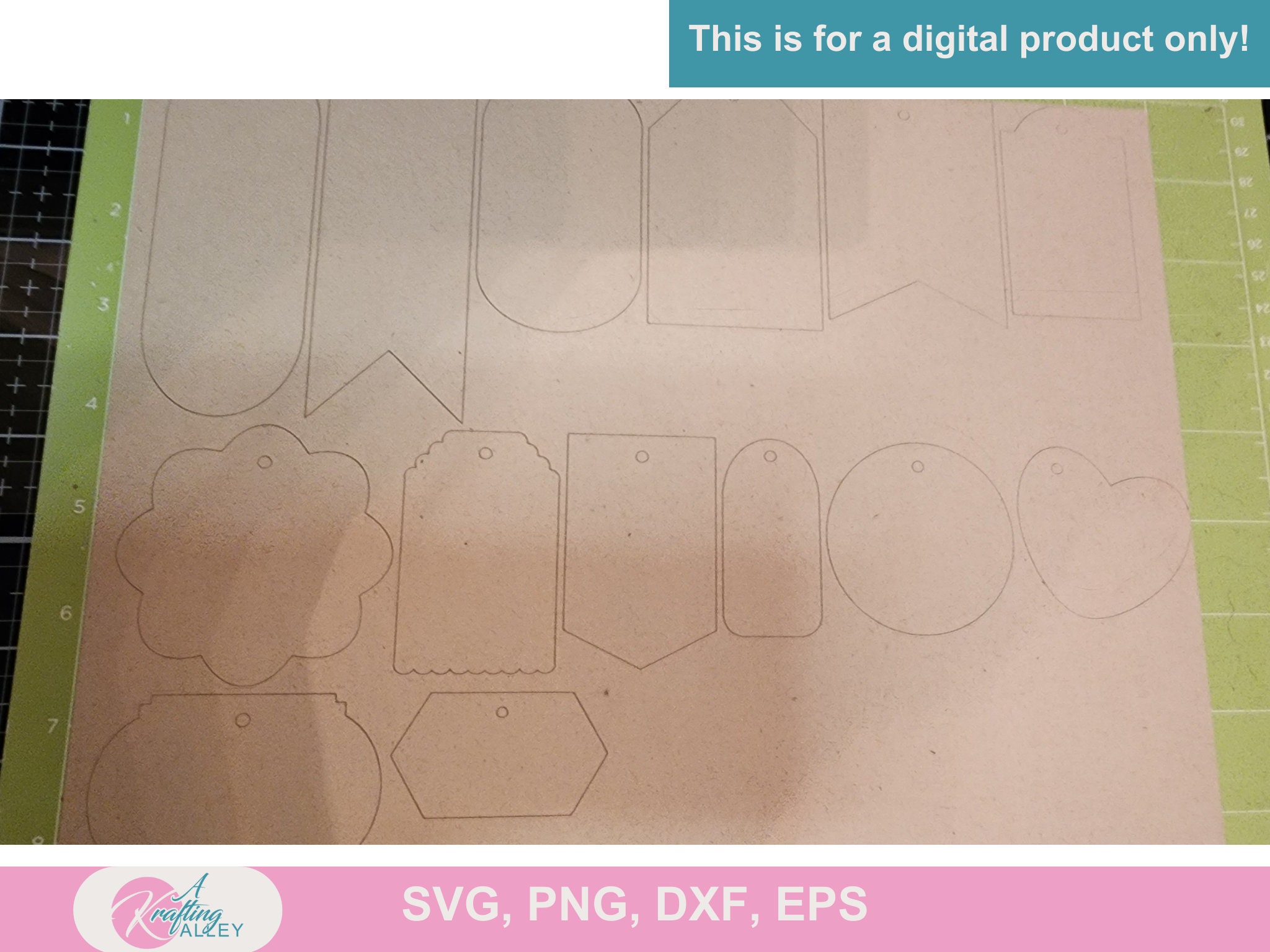 Basic Tag Bundle SVG File Various Shape Tags Digital File Tag - Etsy