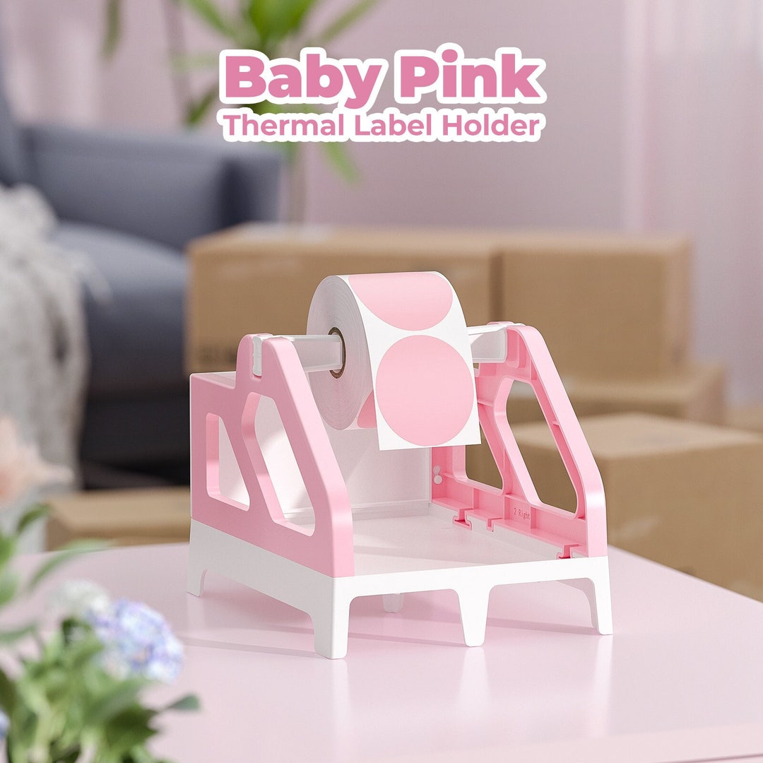 MUNBYN Thermal Label Holder, Sticker Printer Stand for Roll & Fanfold ...