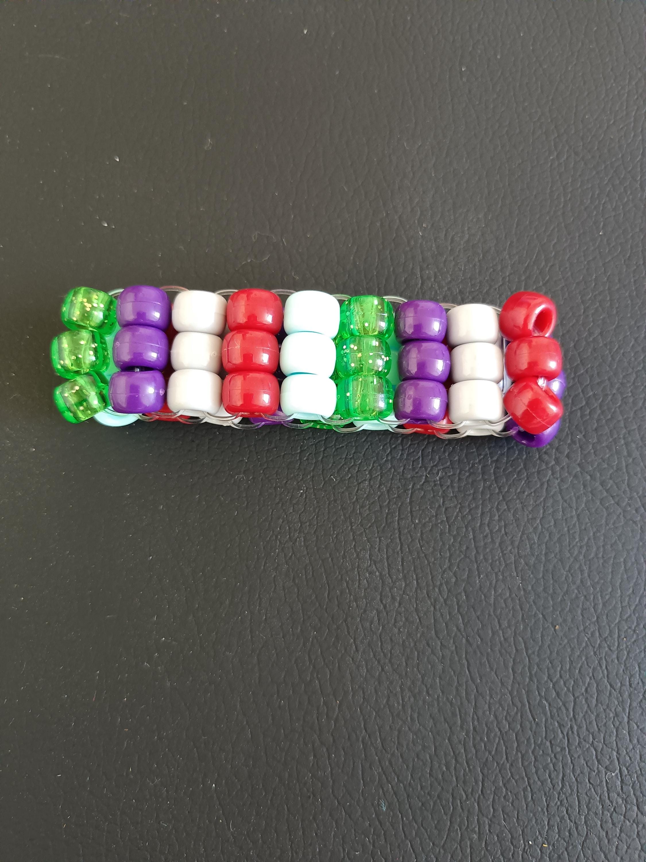 Kandi Ladder Stitch Customizable Cuff Bracelets XD - Etsy