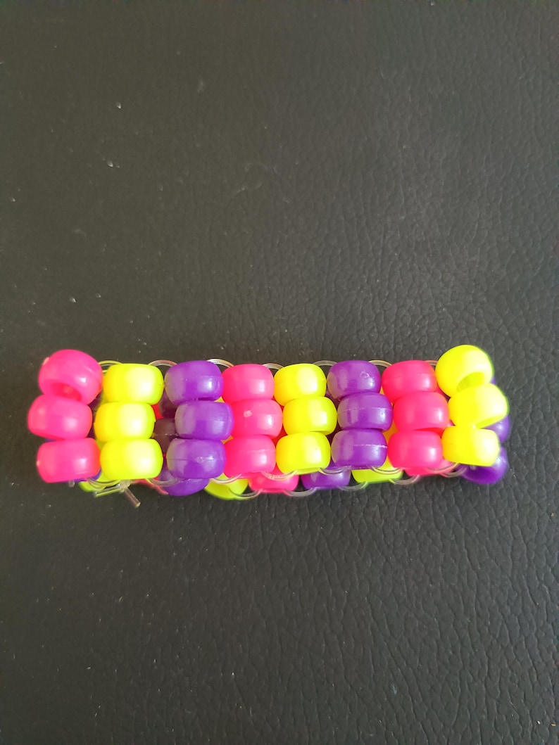 Kandi Ladder Stitch Customizable Cuff Bracelets XD - Etsy