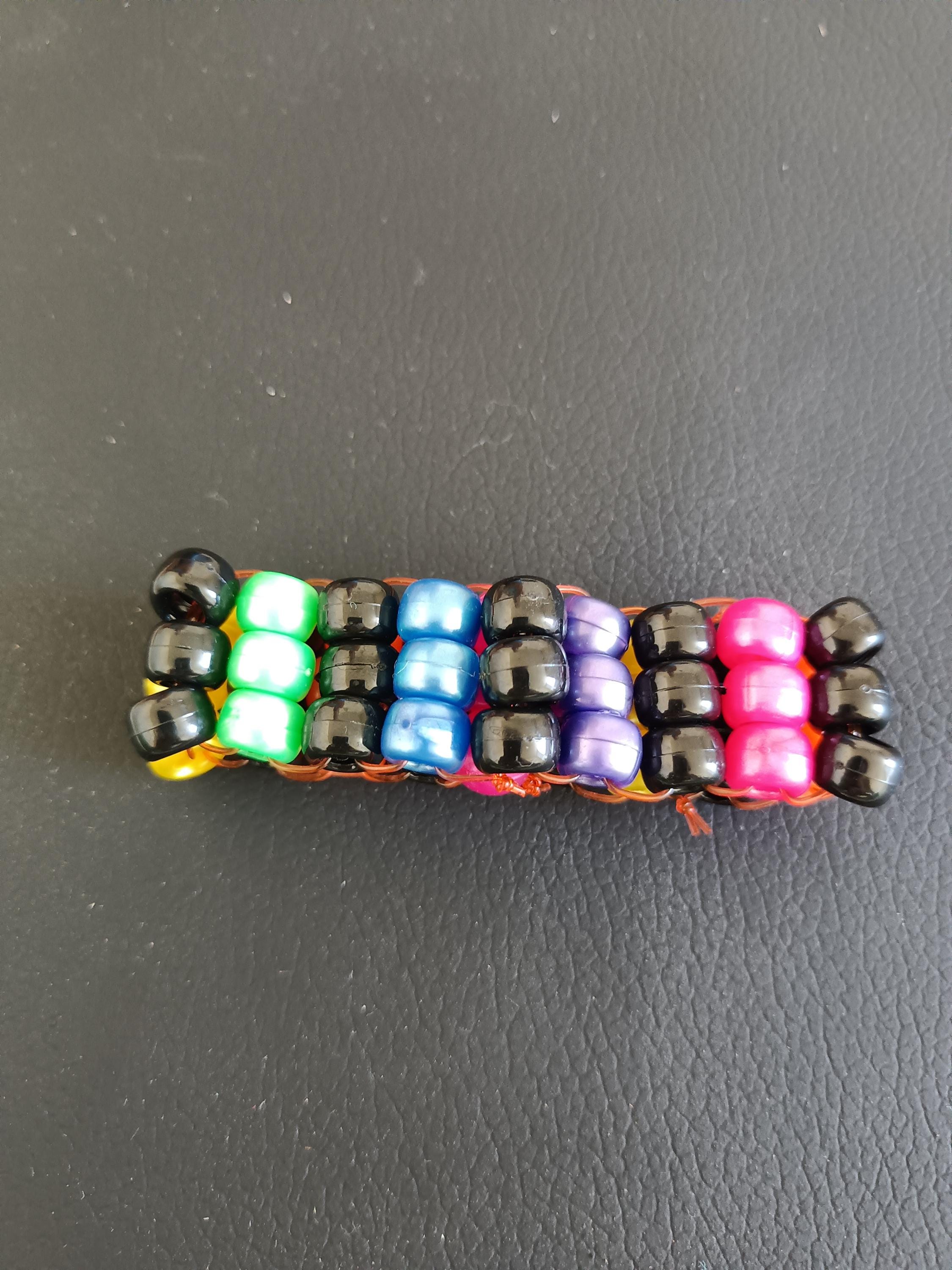 Kandi Ladder Stitch Customizable Cuff Bracelets XD - Etsy