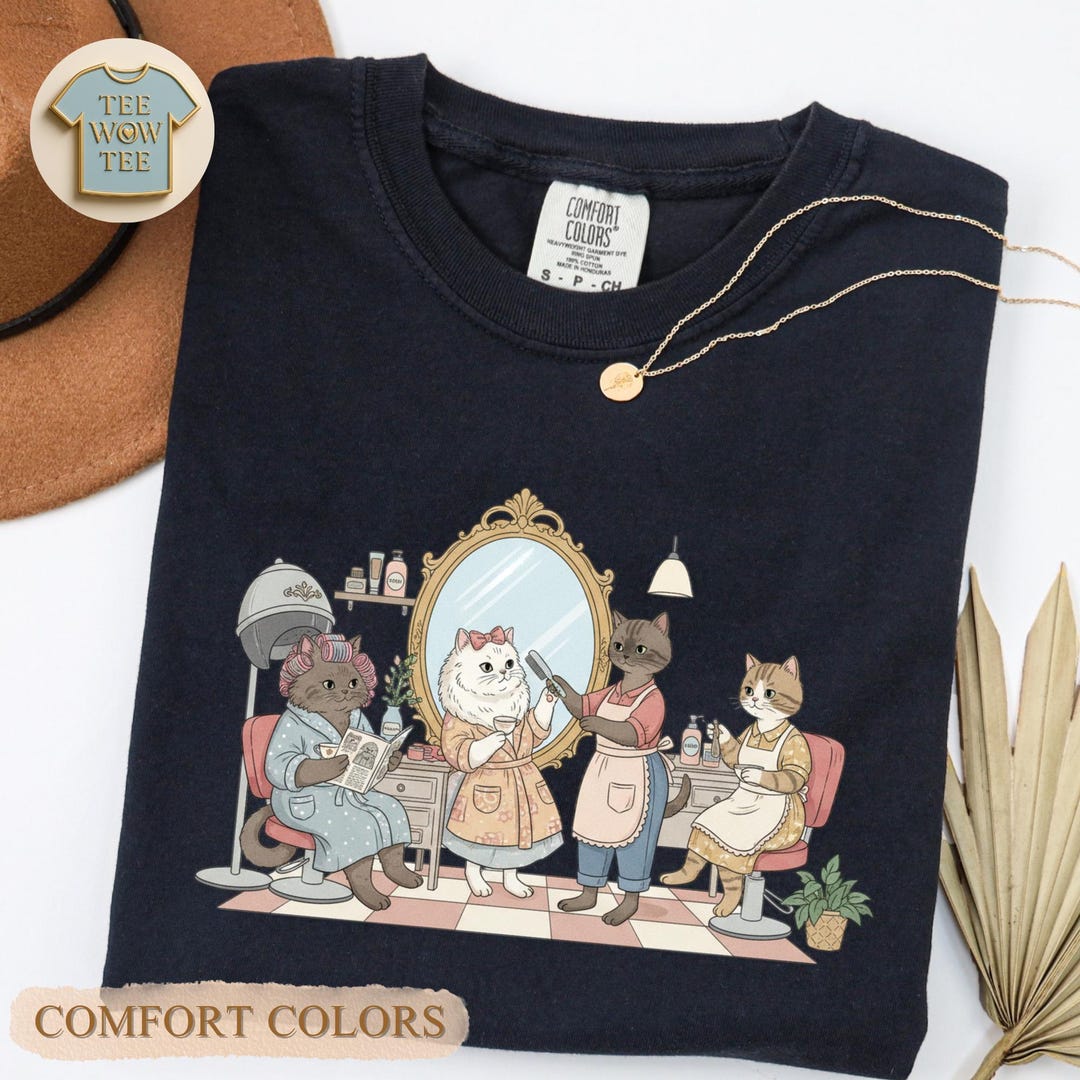 Cats Meme Tee: Funny Cat Shirt, Comfort Colors Cat Shirt, Galentine ...