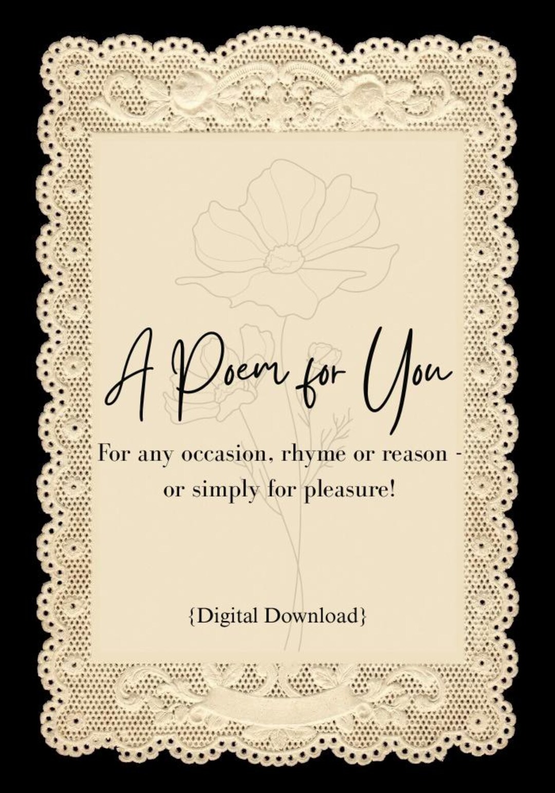 Custom Poetry | Personalised Poem Written for Any Occasion | Digital ...