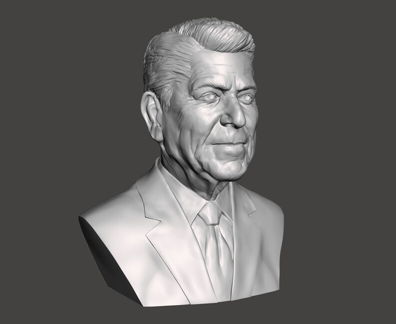 3D Model of Ronald Reagan High-quality STL File for 3D - Etsy Australia