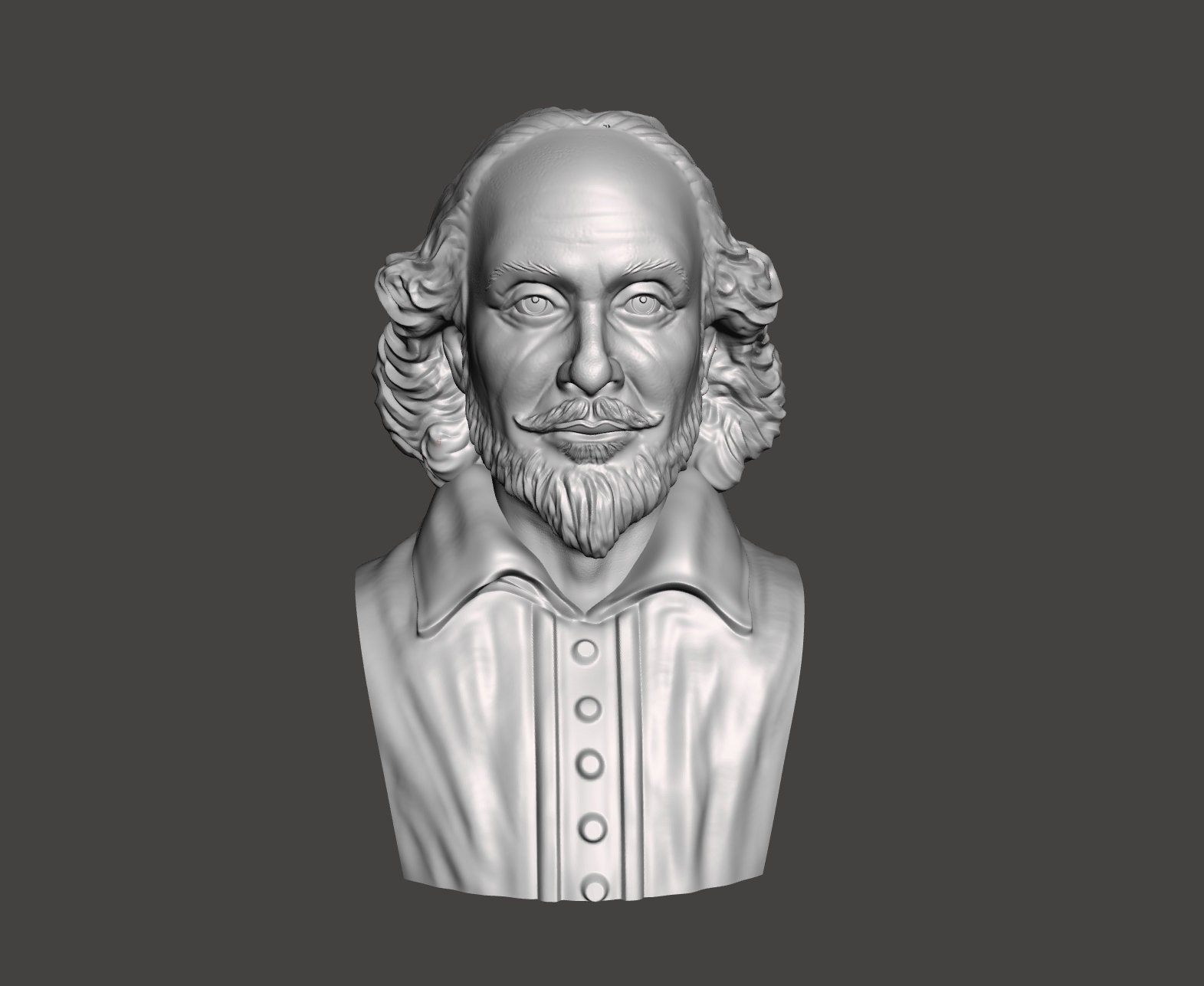 3D Model of William Shakespeare - High-quality STL File for 3D Printing ...